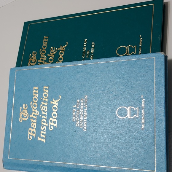 Accents | 2pc Bathroom Inspiration And Bathroom Joke Book | Poshmark